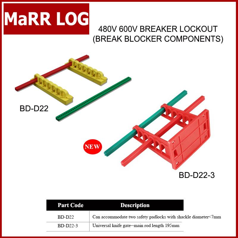 BREAKER BLOCKER KIT BD-D22-2 อุปกรณ์เซฟตี้ อุปกรณ์เพื่อความปลอดภัยส่วนบุคคล
